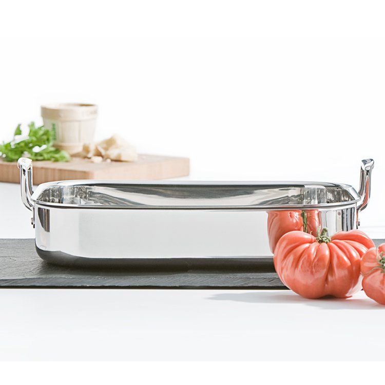 Le Creuset 3-Ply Stainless Steel Rectangular Roaster | Kitchen Warehouse™